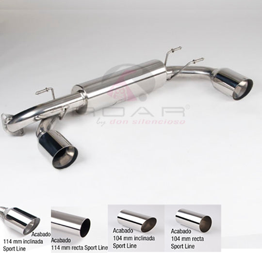 TOYOTA GT86 Silencioso trasero deportivo – DON SILENCIOSO